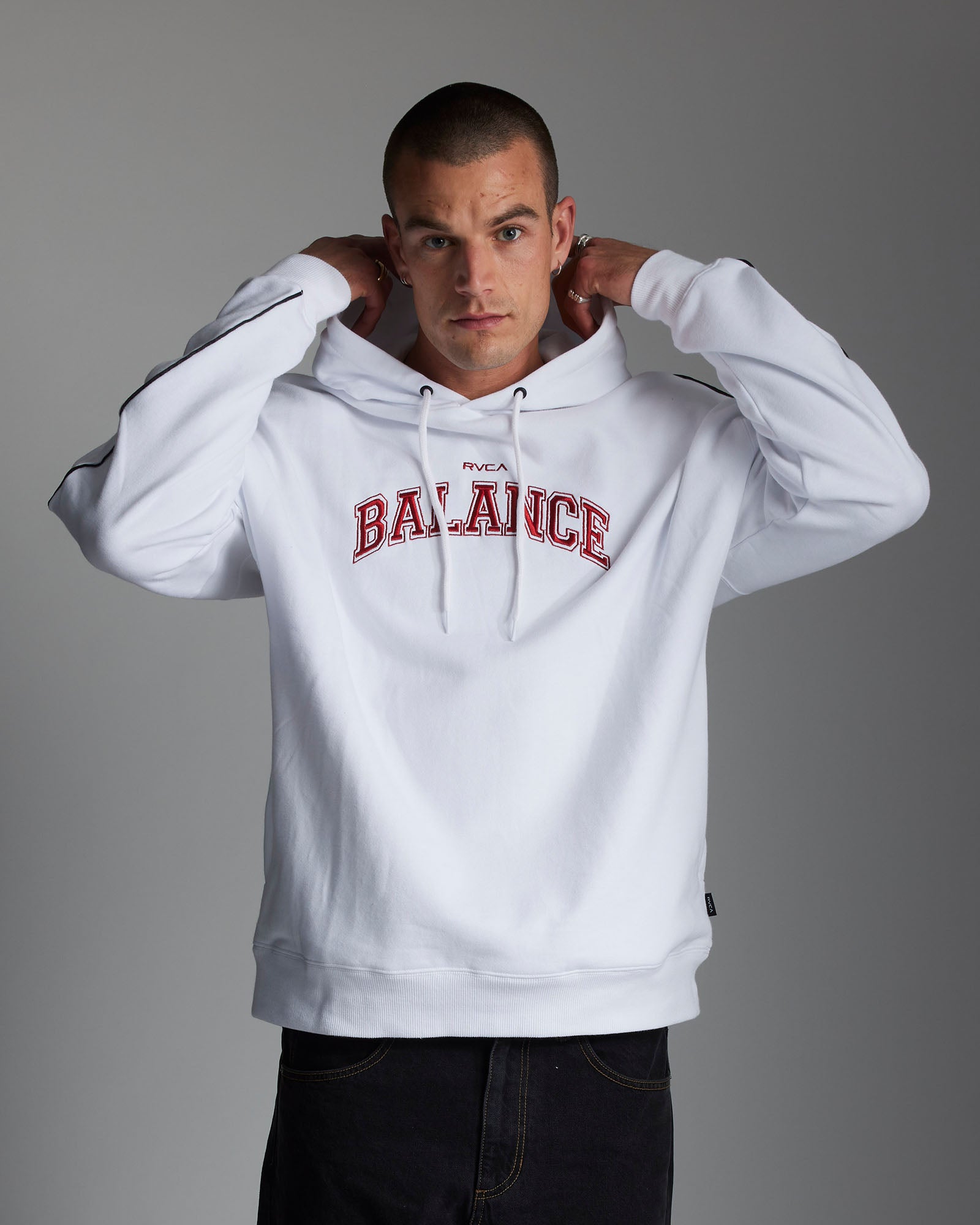 Mens Balance Pullover Hoodie - S | RVCA AU