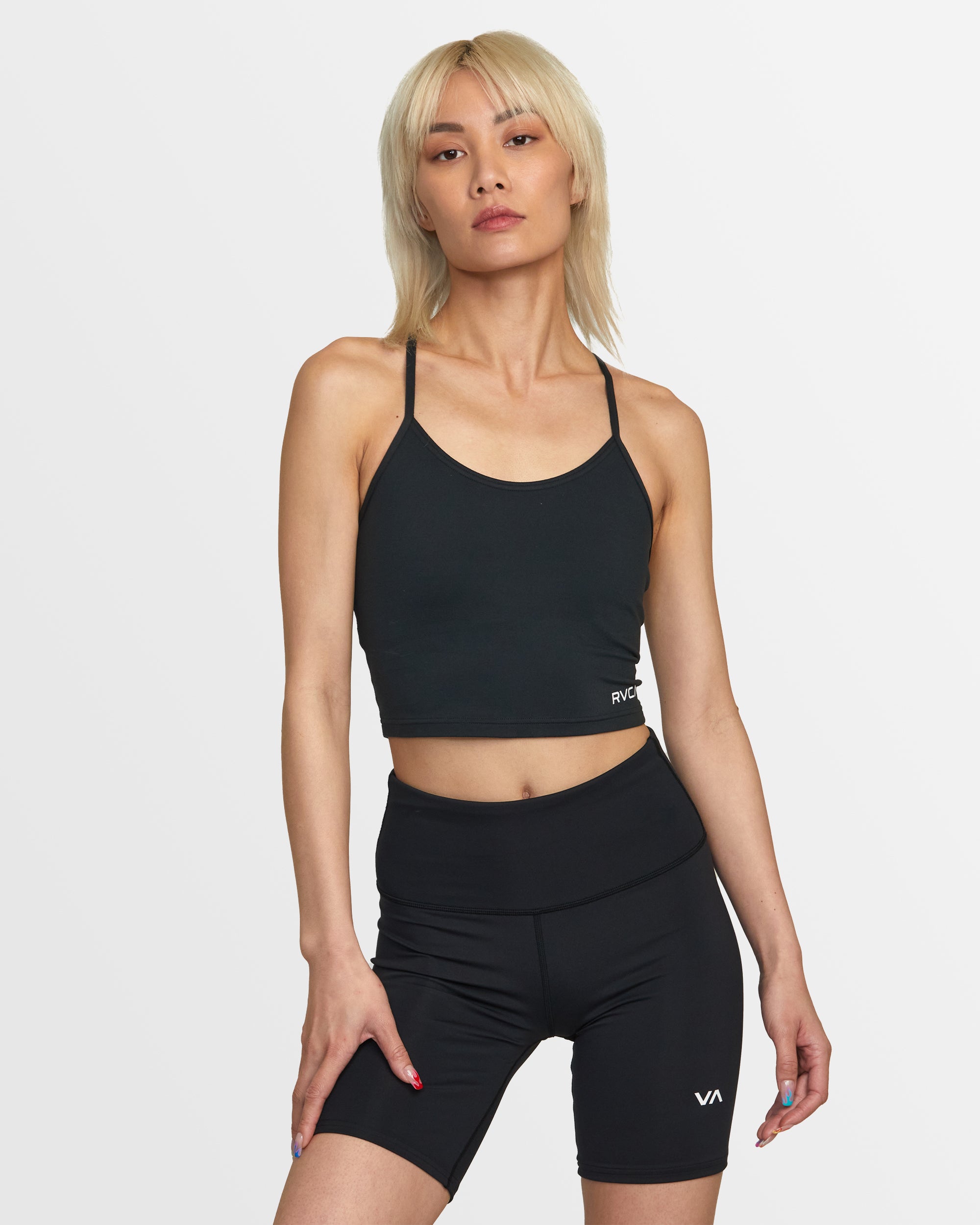 Womens Va Essential Tank Top - Black | RVCA AU
