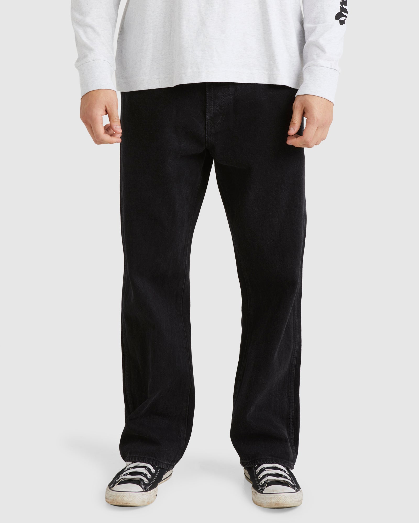 Americana Dayshift Denim Jeans - Black Rinse | RVCA