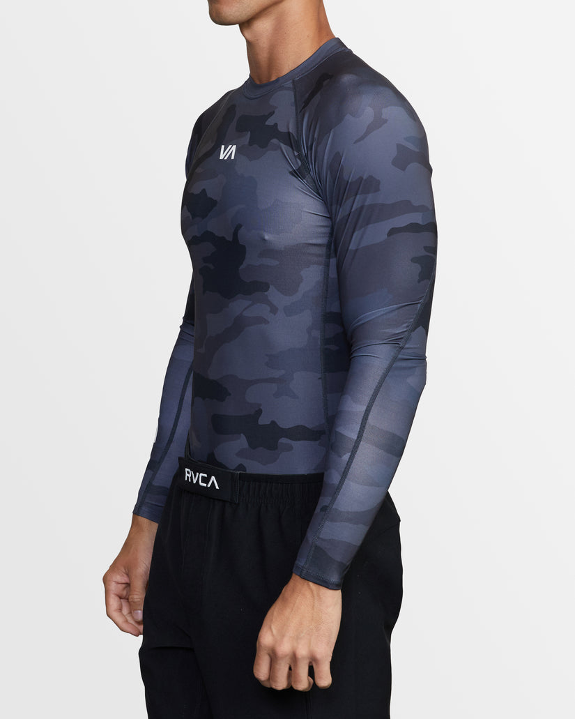 Sport Rashguard Ls - Black Camo | RVCA AU