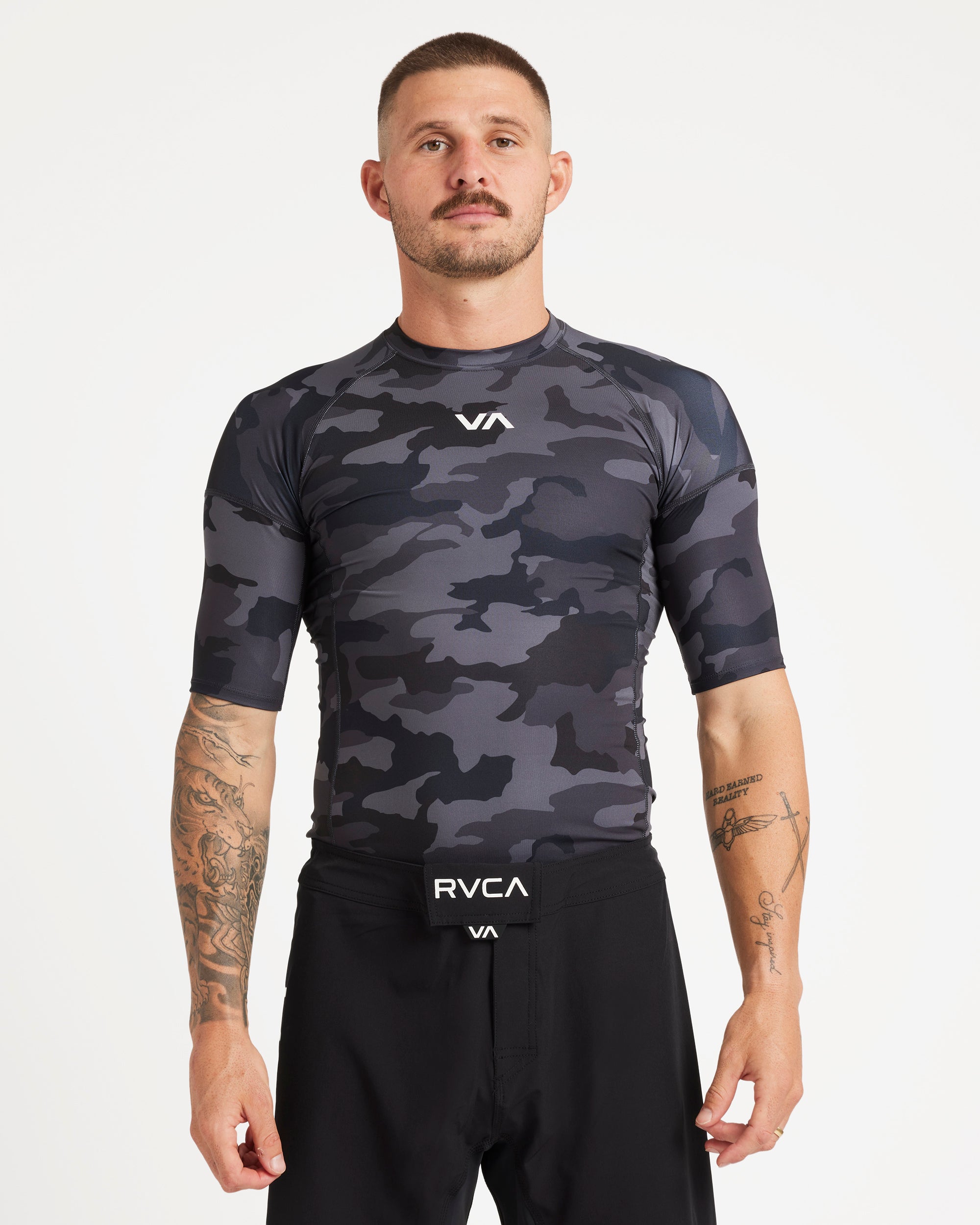 Mens Sport Rash Vest - S | RVCA AU