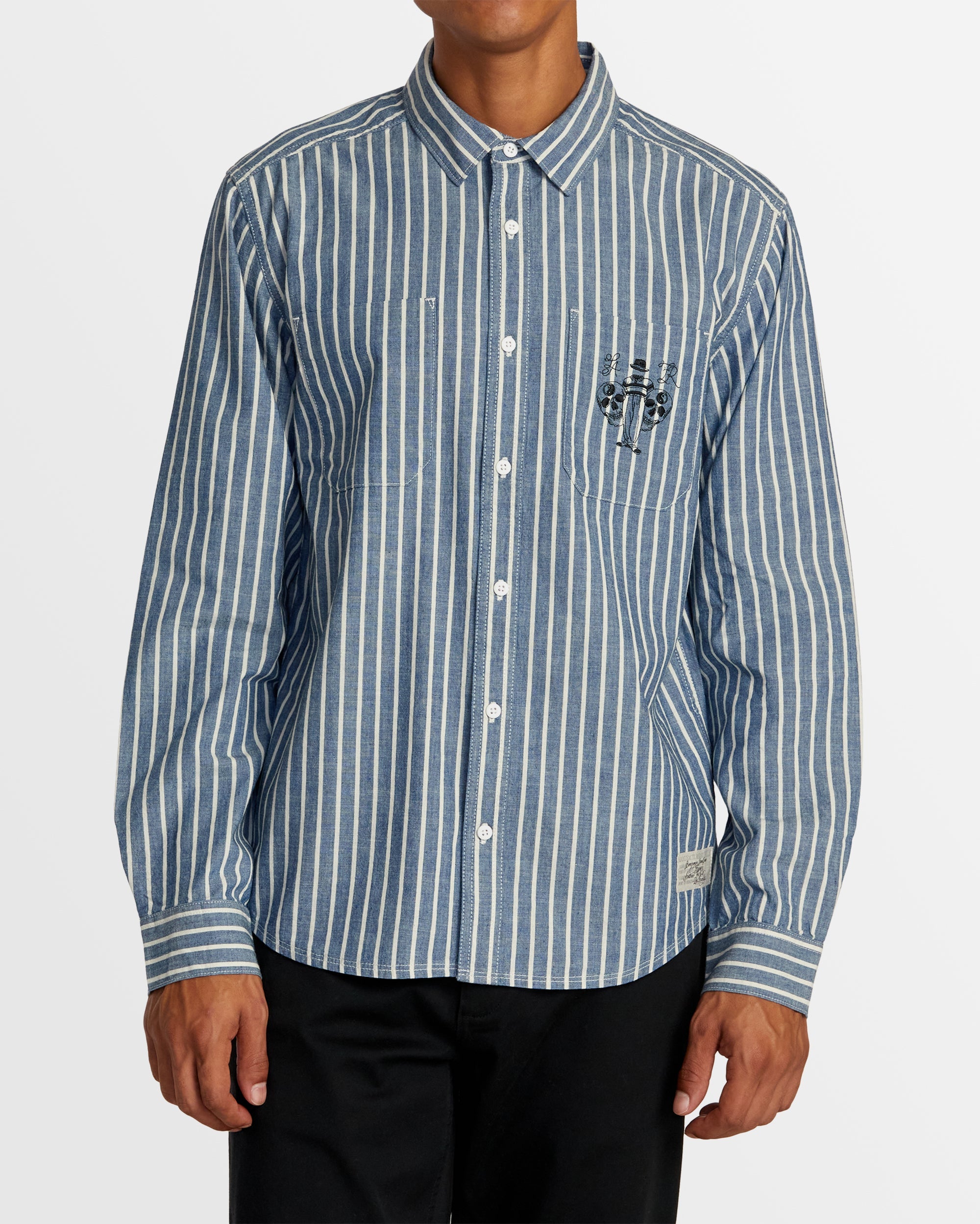 Mens Invisible Man Long Sleeve Shirt – RVCA AU