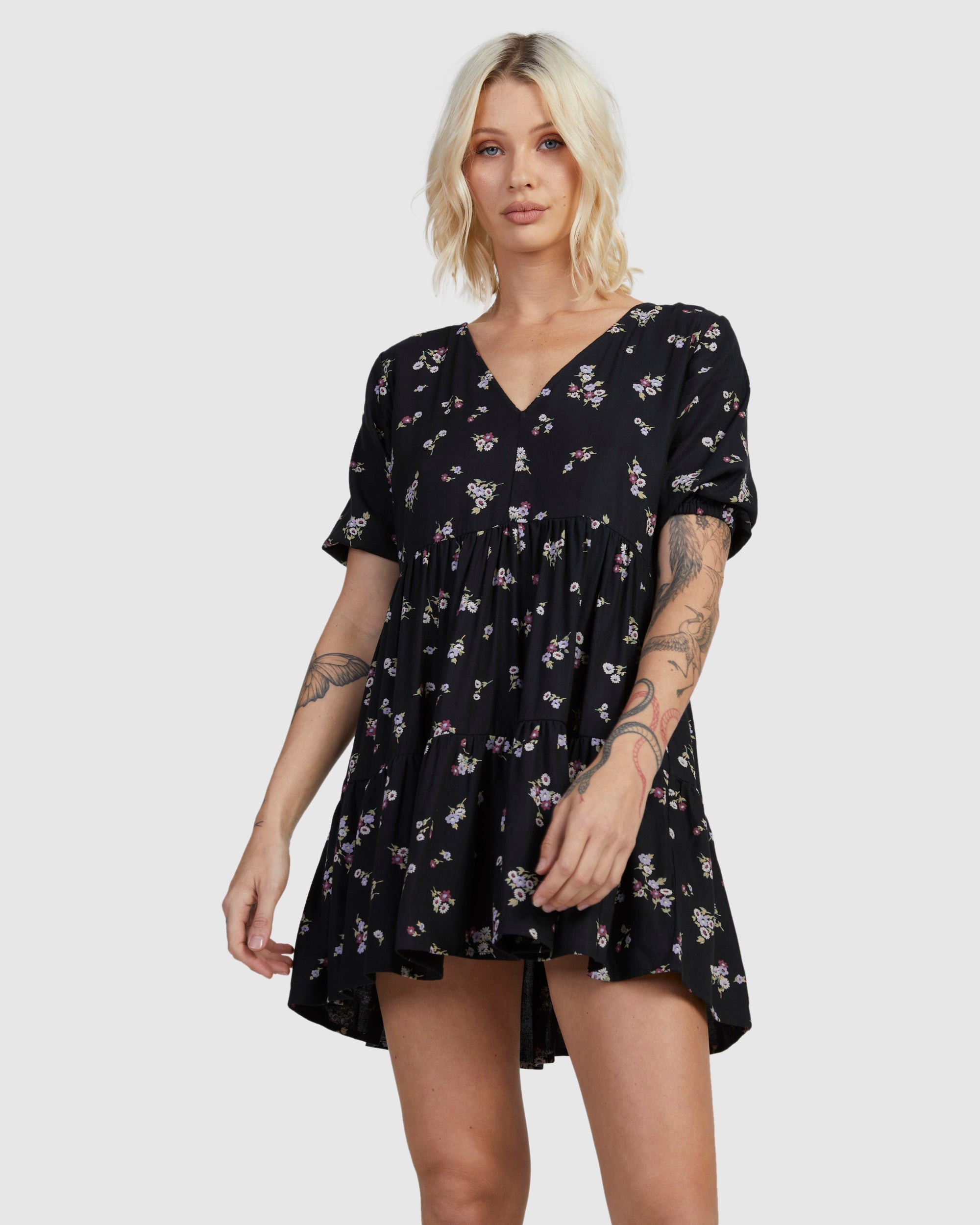 Sprinkle Vienna Dress - Rvca Black | RVCA AU