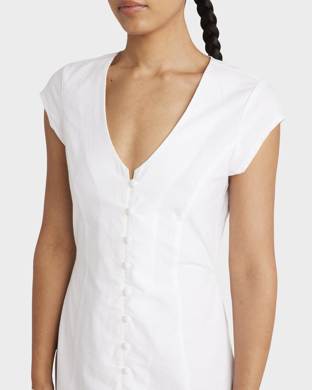 Womens Understated Midi Dress – White – RVCA Australia