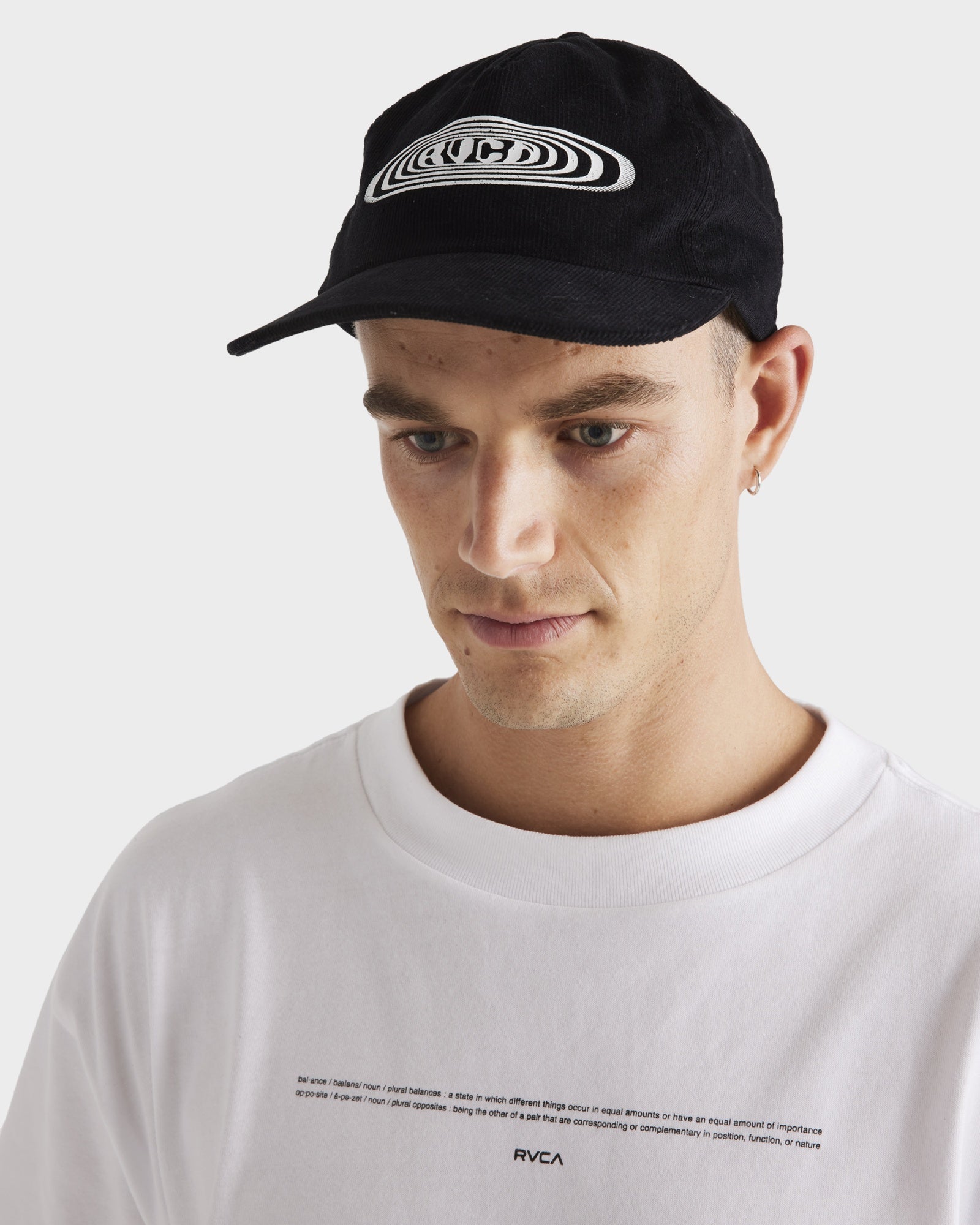 Mens RVCA Pulse Claspback Cap - BLACK | RVCA AU