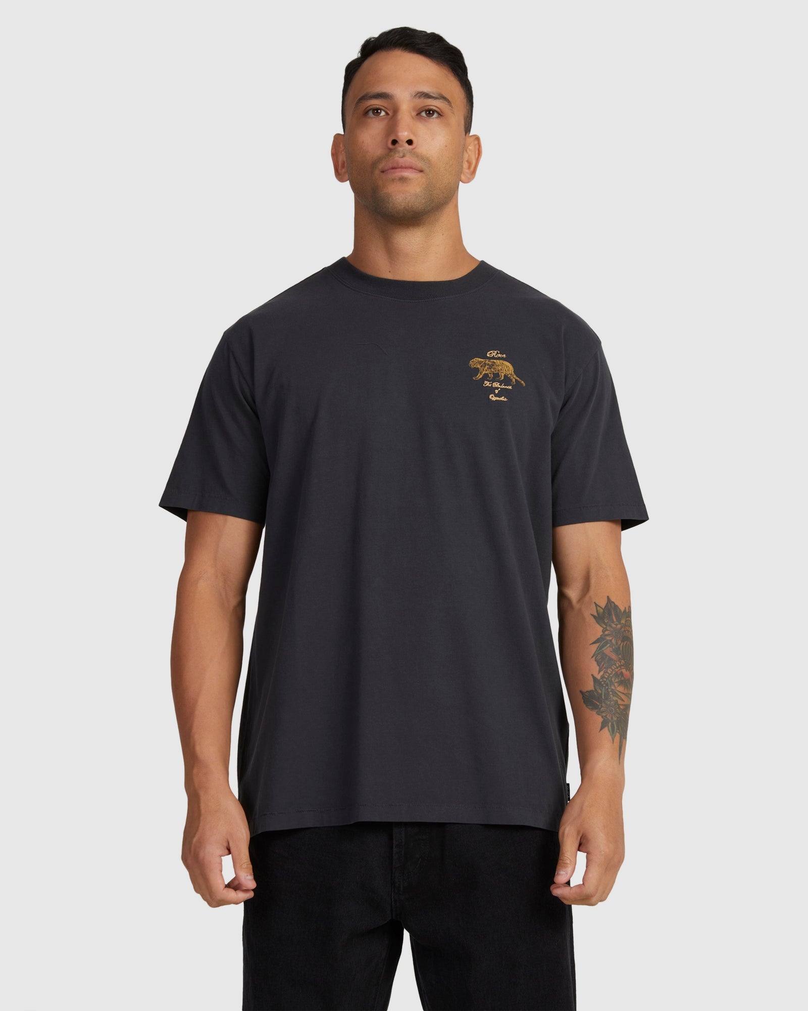 Tiger Style T-Shirt - Rvca Black | RVCA AU