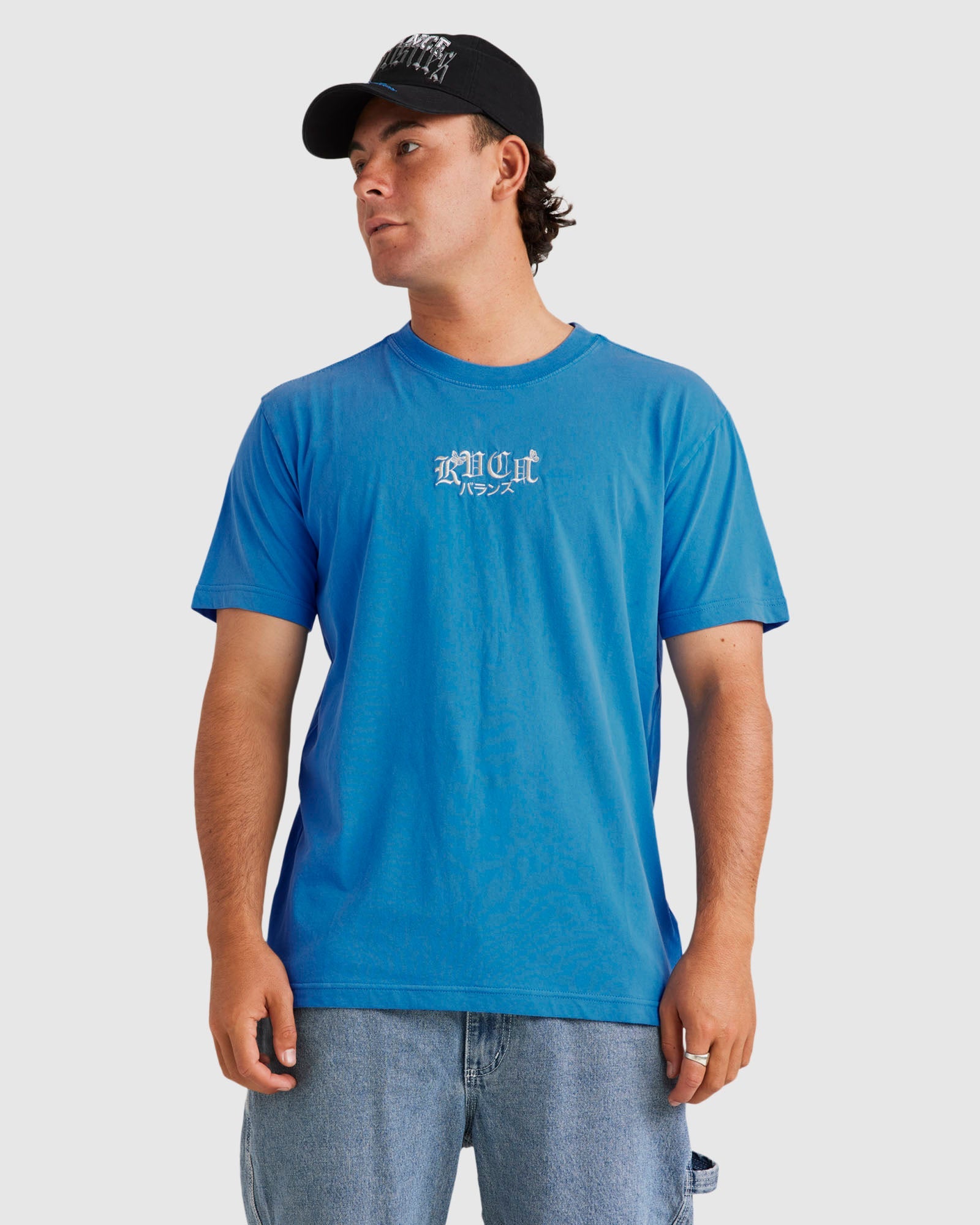 Mens RVCA Flight T-Shirt - Deja Blue | RVCA AU