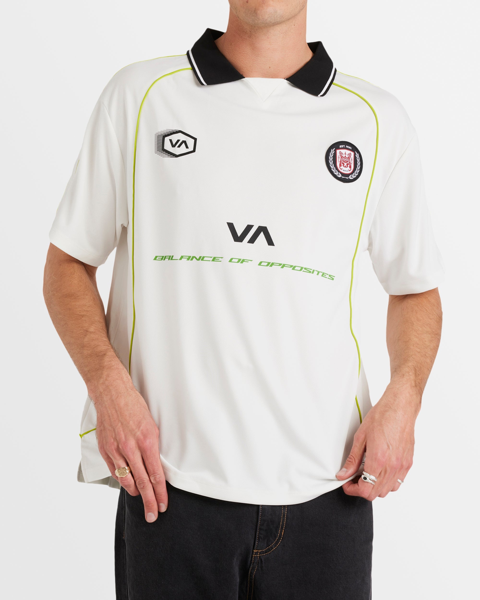 Mens Va Collared Jersey Shirt - XS | RVCA AU