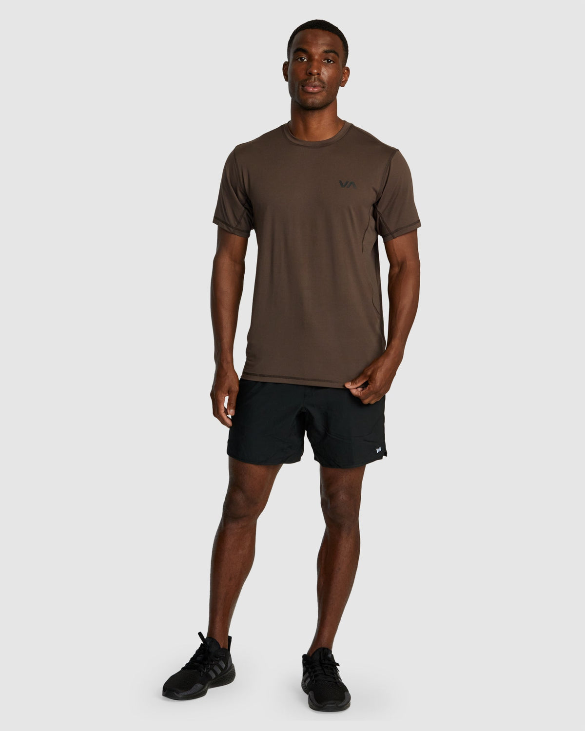 Mens Sport Vent T-Shirt – Chocolate – RVCA Australia